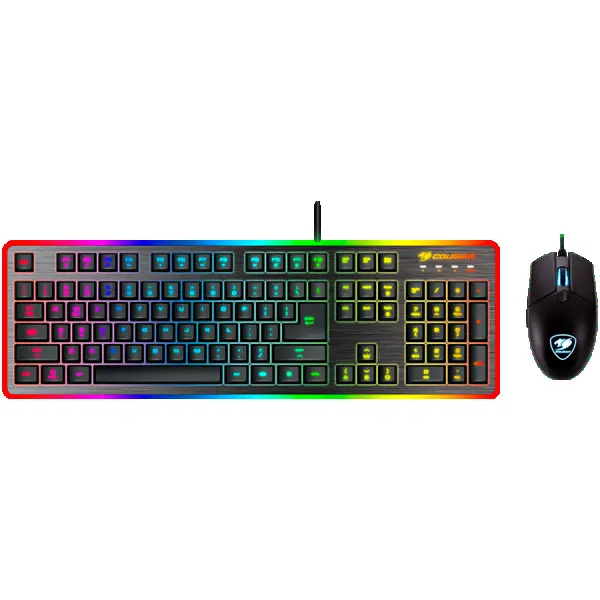 Cougar | Deathfire EX | 37DF2XNMB.0002 | Keyboard + Mouse Bundle| Keyboard: Hybrid 8 color Backlight | Mouse: ADNS-5050 2000 dpi ( CGR-WX