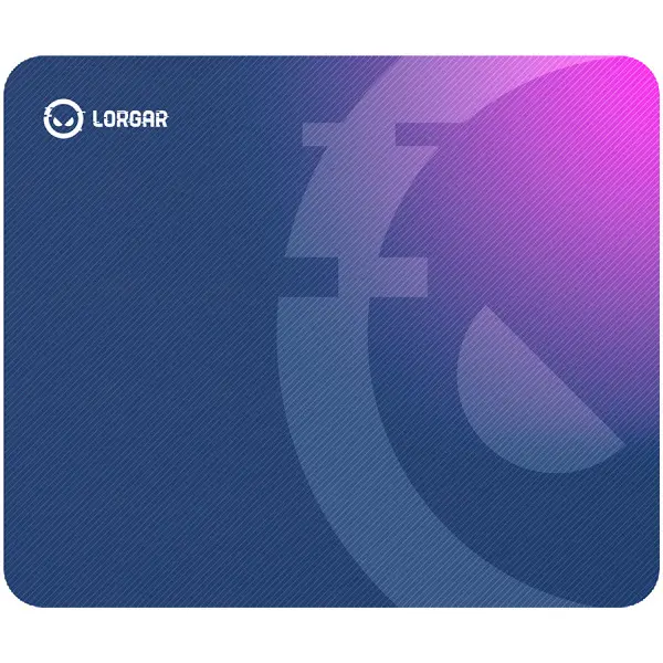 Lorgar Main 135, Gaming mouse pad, High-speed surface, Purple anti-slip rubber base, size: 500mm x 420mm x 3mm, weight 0.41kg ( LRG-GMP135