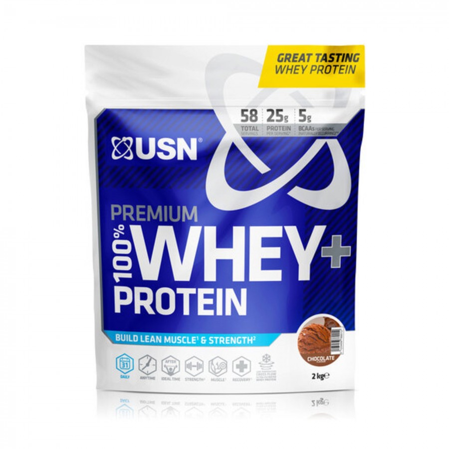 USN 100% WHEY PREMIUM Protein – vreća Strawberry 2000g