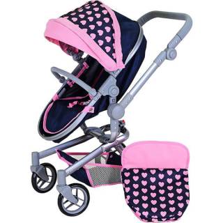 Kolica za lutke Boonk- Pink Hearts 909412