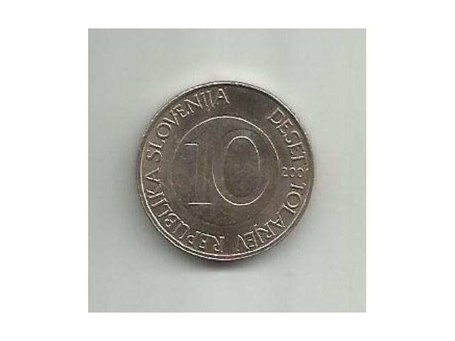 Slovenija 10 tolara 2001.