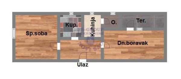 Dvosoban stan na prodaju, 49m2, 120.510€