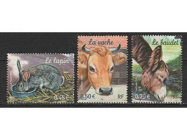 Francuska, France-2004-Farm Animals,Životinje na farmi