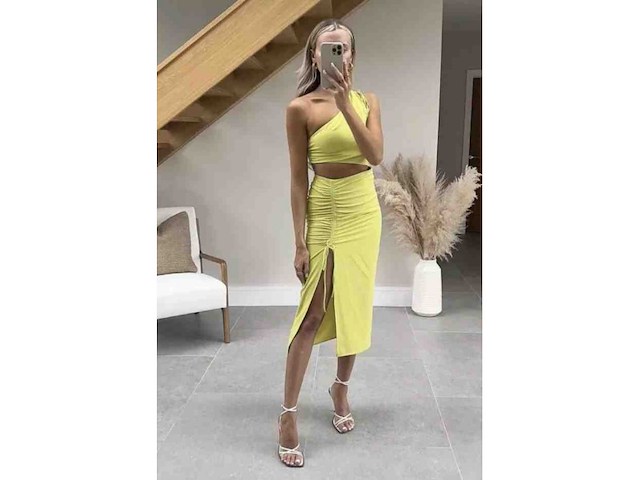 *ZARA* cutout haljina