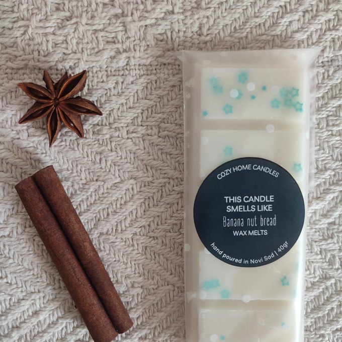 Banana nut bread wax melts, vosak za topljenje