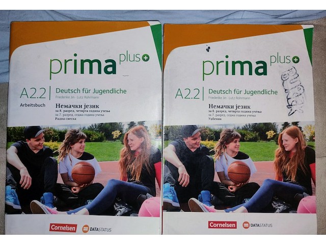 NEMAČKI PRIMA PLUS ZA 8. RAZRED KOMPLET -DATA STATUS