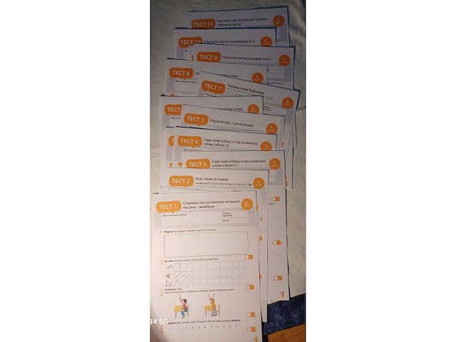 1. razred Testovi iz srpskog jezika Klett