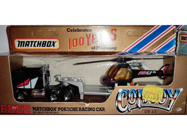 Matchbox Convoy Kenworth Helicopter Transporter
