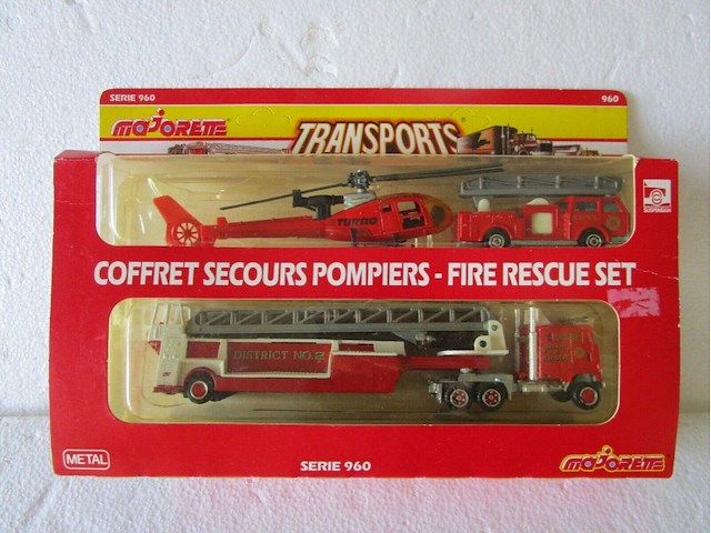 Majorette Fire Rescue Set
