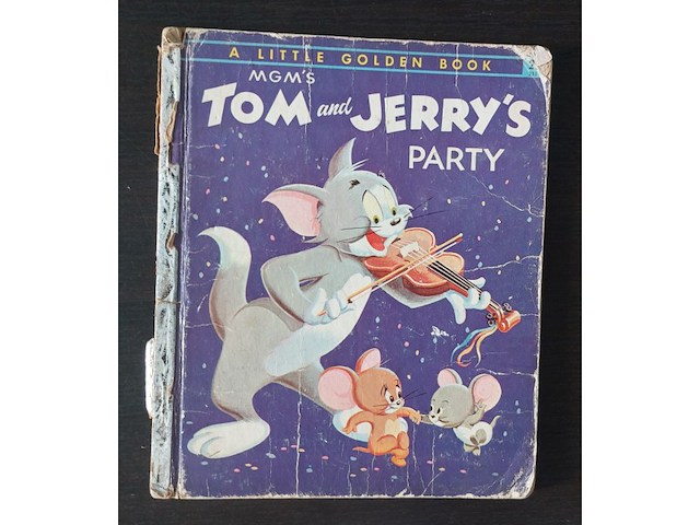 A little golden book Tom and Jerry`s party Retko