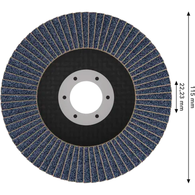 Bosch – X451 Lamelasti disk Ø115 T29 G80 Displej – 2608626125