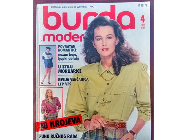 Burda 4. April 1987.