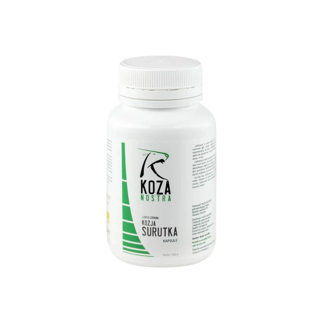 KOZA NOSTRA Liofilizovana Prirodna Kozja Surutka u Kapsulama 150 Kapsula