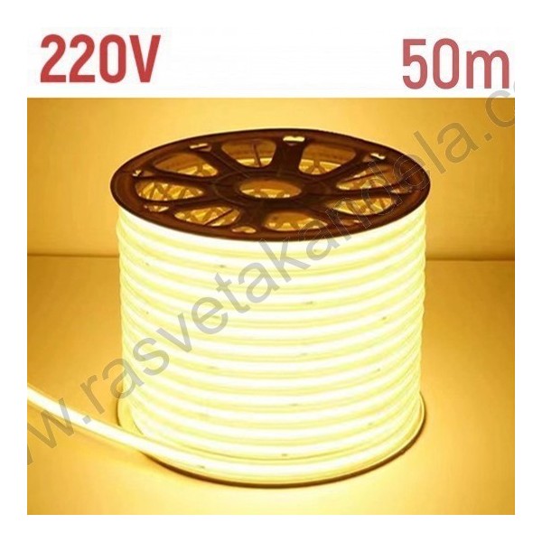 COB LED traka-svetleći niz 50m 220V 10W/1m 320d IP65 3000K MLA-320D-COB