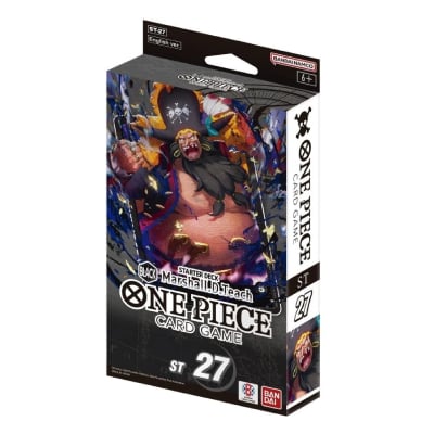TCG karte - One Piece, Black Marshall.D.Teach, Starter Deck, ST-27