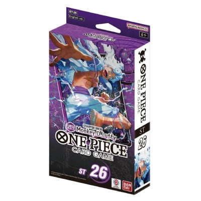 TCG karte - One Piece, Purple/Black Monkey.D.Luffy, Starter Deck, ST-26