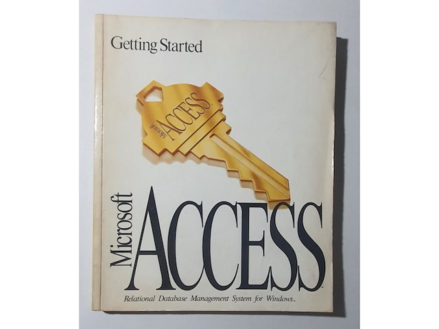 1993 Microsoft Access Database Management System for Wi