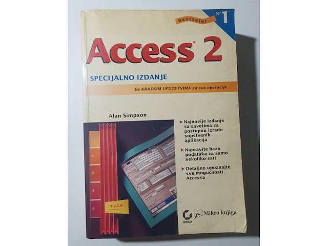 Access 2 Specijalno izdanje, Simpson, A.