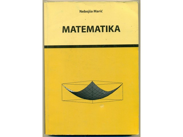 MATEMATIKA Nebojša Marić