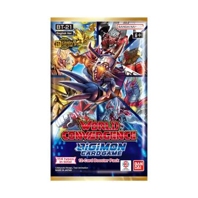 TCG karte - Digimon, World Convergence, BT-21, Booster Box