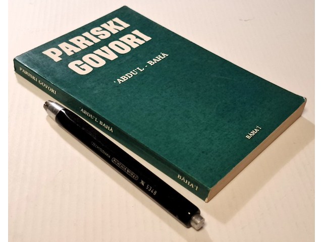 PARISKI GOVORI Abdul Baha