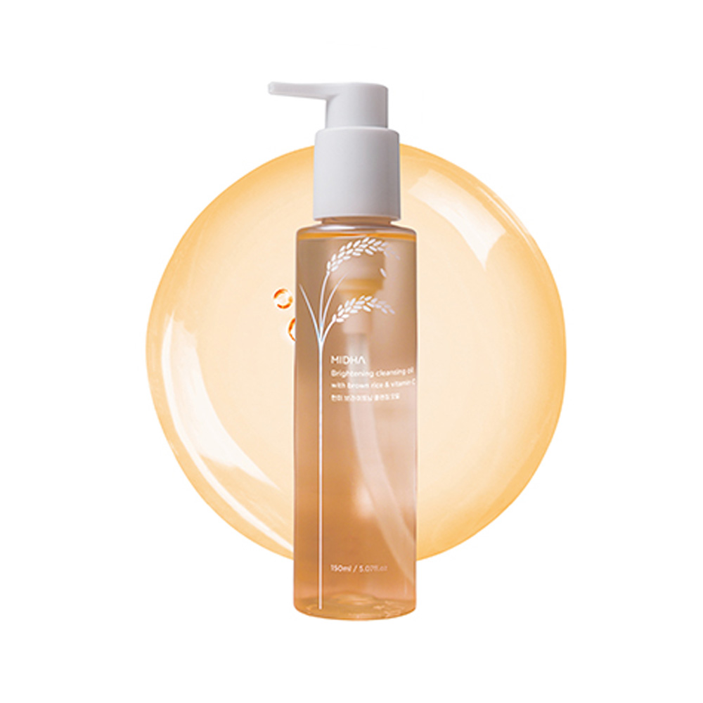 MIDHA Brightening Cleansing Oil with Brown Rice&Vitamin C 150ml
