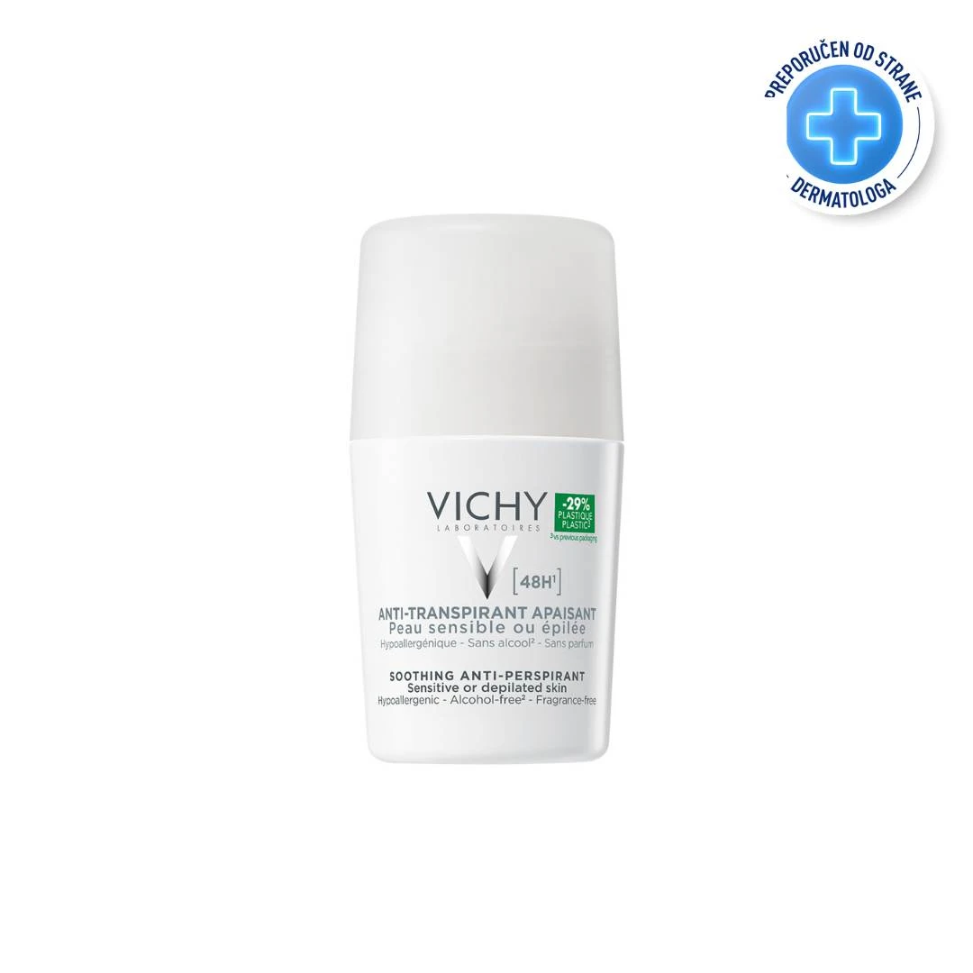 VICHY DEODORANT Dezodorans za Veoma Osetljivu i Depiliranu Kožu 24 sata 50 mL