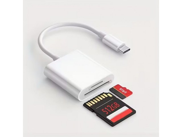 Citac kartica tip C. 2 u 1. Za mobilne telefone
