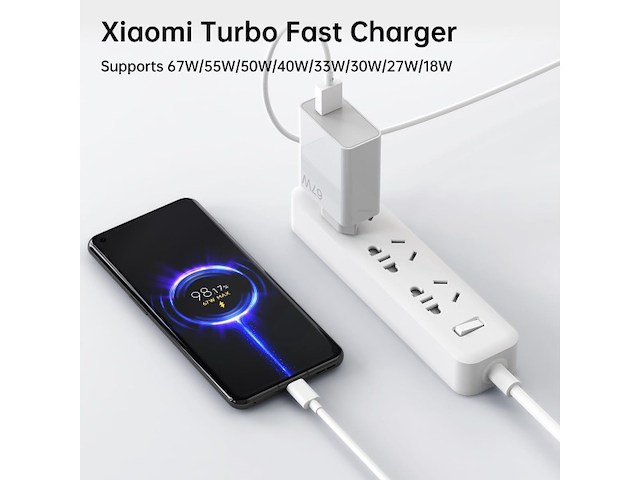 Kućni punjač Xiaomi 67W HyperCharge Power Adapter USB!