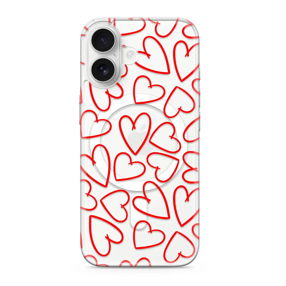 Futrola silikonska PRINT MagSafe za iPhone 17 (6.3) my love