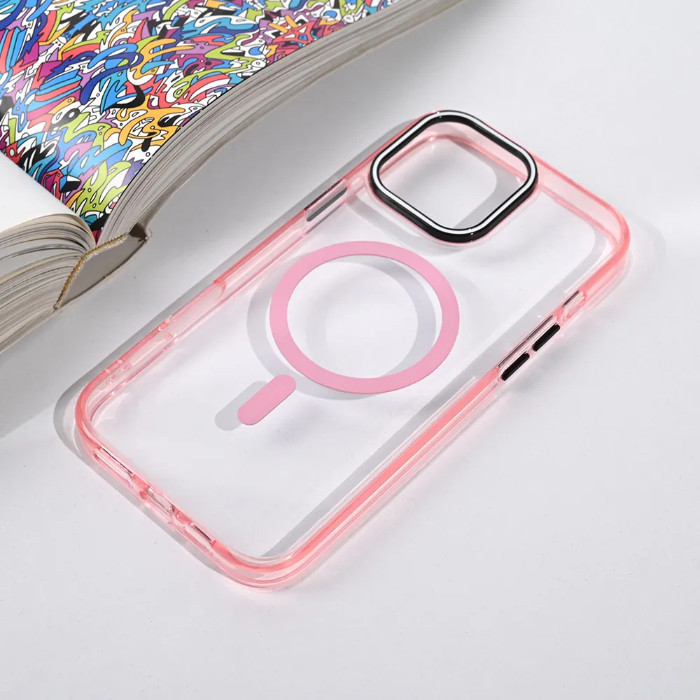 Maska Magsafe Color Pop za iPhone 16 Pro Max 6.9 roze