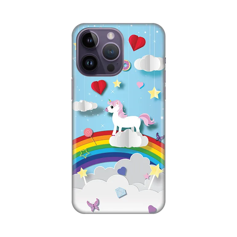 Maska Silikonska Print za iPhone 14 Pro Max 6.7 Unicorn