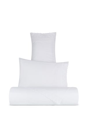 ČARŠAV OD 200TC PERCALE PAMUKA ZA DUPLI KREVET SA ČIPKOM 280X240CM