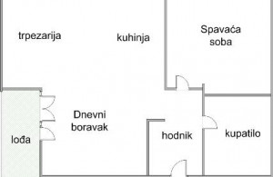 2,0 nov stan u Staroj Pazovi sa parking mestom