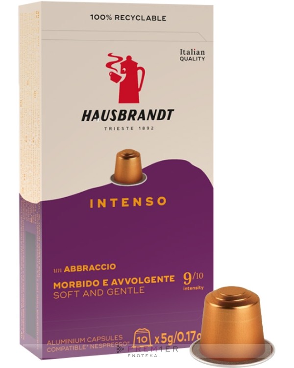 Hausbrandt Intenso 10/1 Capsules - Nespresso® kompatibilne kapsule