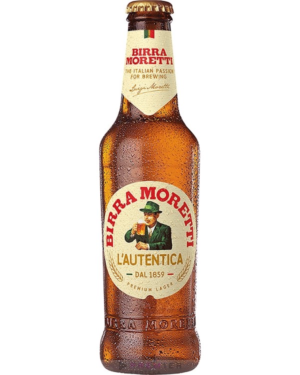 Birra Moretti L'Autentica Premium Lager Pivo 0.33l