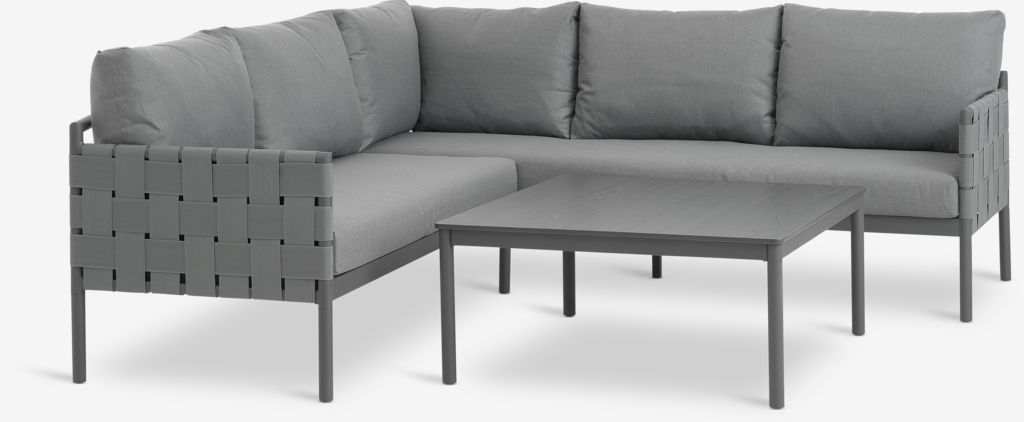 Lounge garnitura IANO 5 os. siva