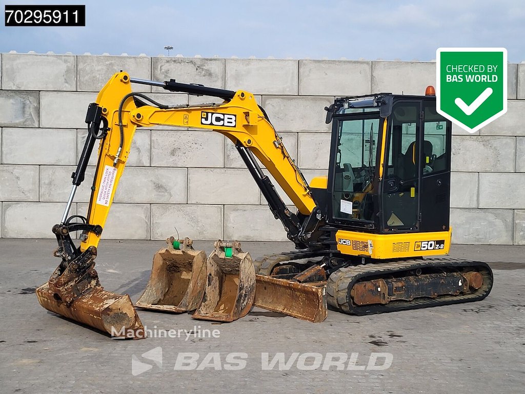JCB 50Z-2 3 BUCKETS mini bager