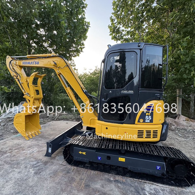 Komatsu PC55 PC50 5 tons with thumb grab mini bager