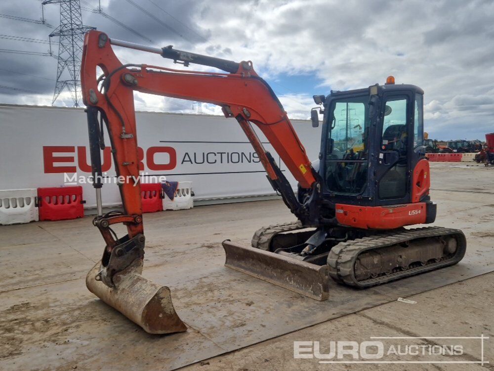Prodaje se Kubota U55-4 mini bager na aukciji