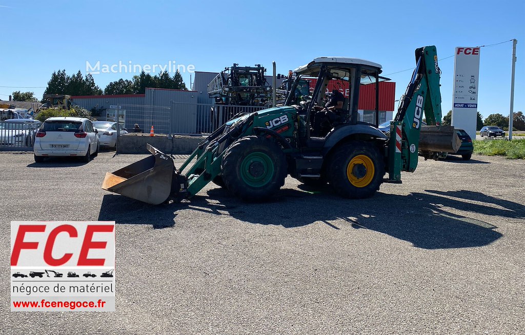 JCB 3CX-Super 14M4NA bager-utovarivač nakon udesa
