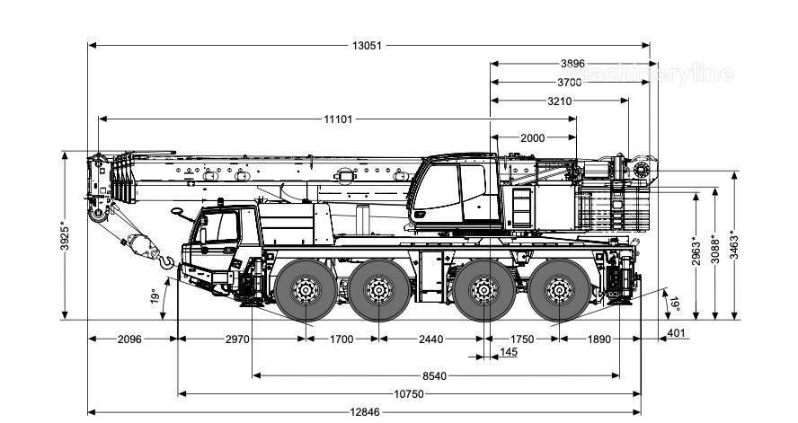 Tadano Faun ATF 100 G-4 dizalica za sve terene