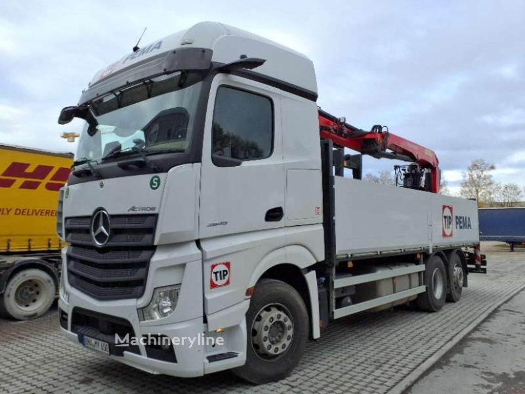 Mercedes-Benz Vehicle Rigid 6x2-4 construction material platform + crane autodizalica (645796)