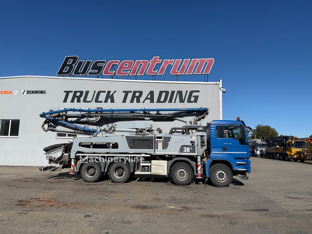 Putzmeister na šasiji MAN TGS 37.460 Putzmeister 38-5.16 HLS pumpa za beton