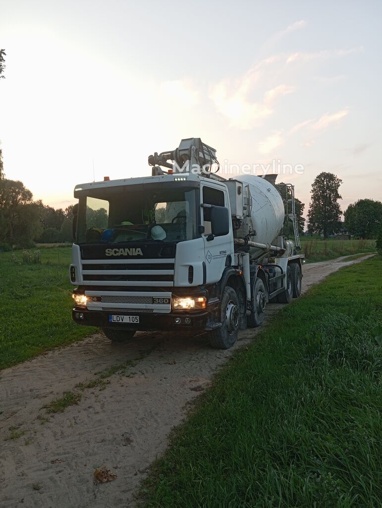 Scania 124 kamion s mešalicom za beton