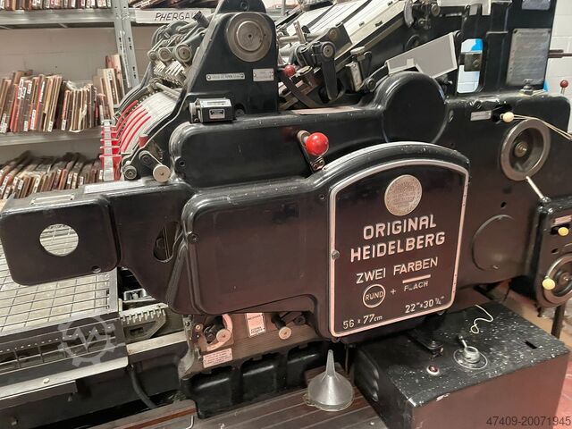 Letterpress mašina
Heidelberg SBG