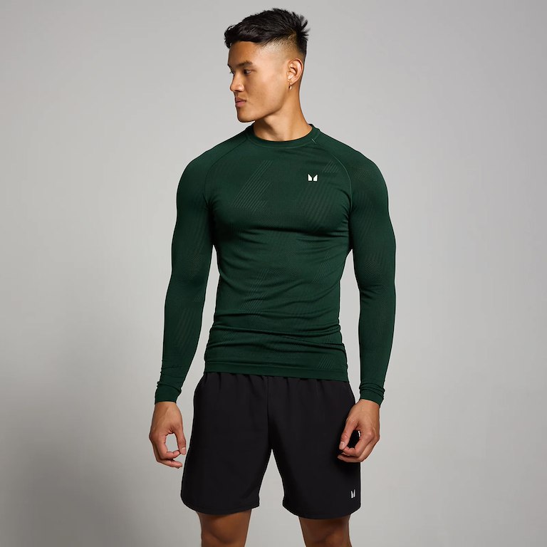 MP Men's Tempo Pillar Graphic Seamless Long Sleeve Top