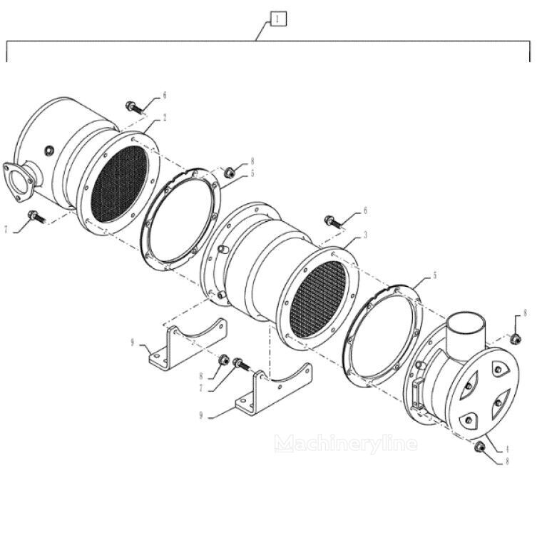 Kobelco VA32K3402011 katalizator za E140CSR E160CBR bagera