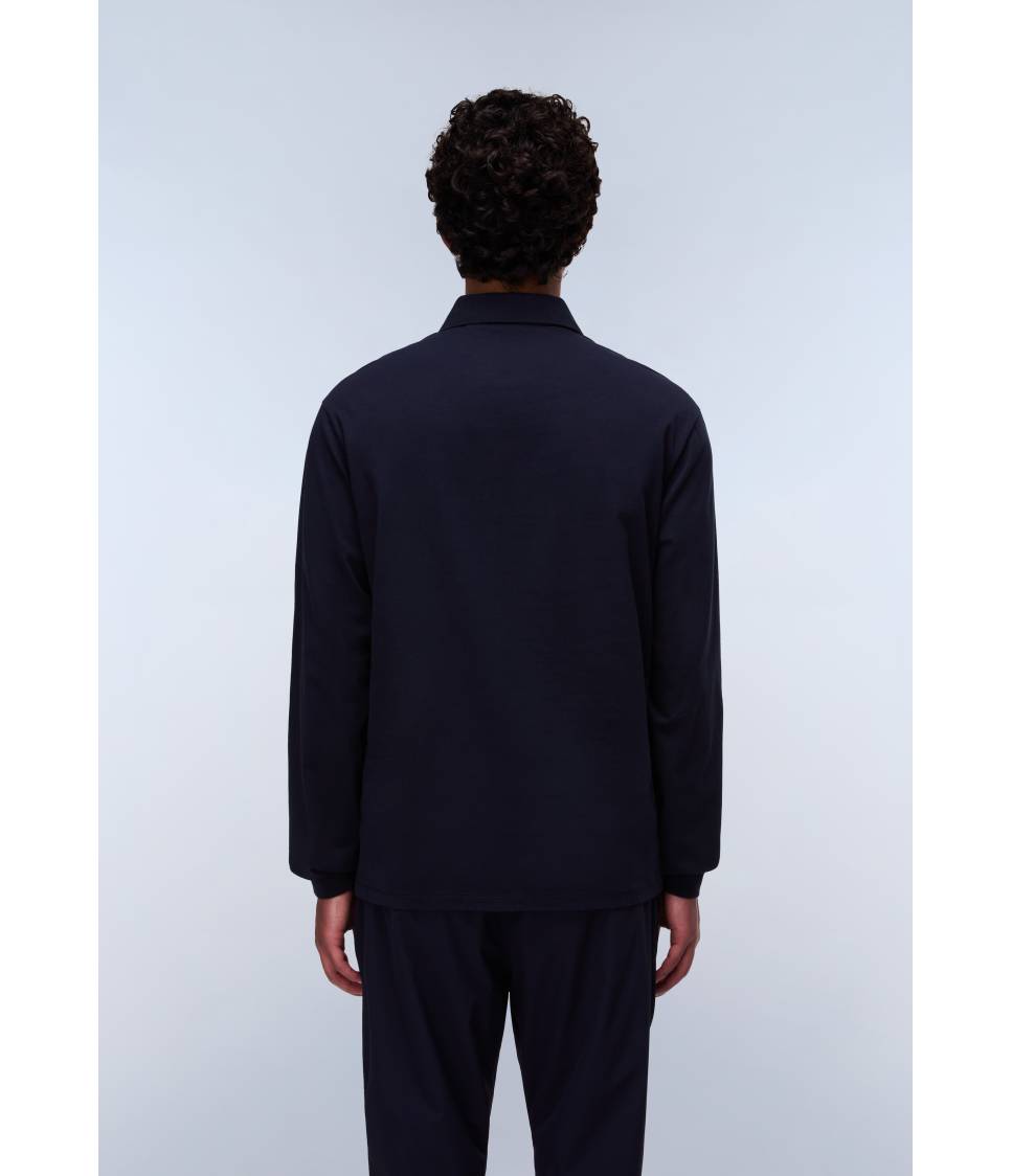 E-BADGE LS BLU MARINE