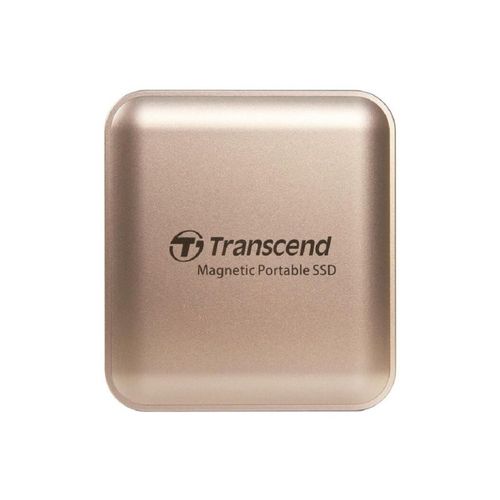 Transcend TS1TESD420G 1TB, External SSD, ESD420G, USB 3.2 Gen 2x2 (up to 20Gb/s), USB Type-C, Supports MagSafe, Write up to 2,000 MB/s, Read up to 2,000 MB/s, Champagne Gold